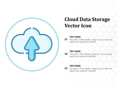 Cloud Data Storage Vector Icon Ppt PowerPoint Presentation Portfolio Microsoft