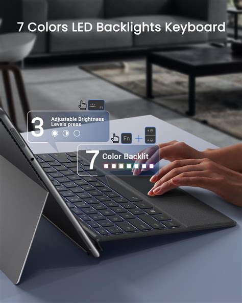 Mua Surface Pro Keyboard Ultra Slim Portable Bluetooth Wireless Keyboard With Touchpad For