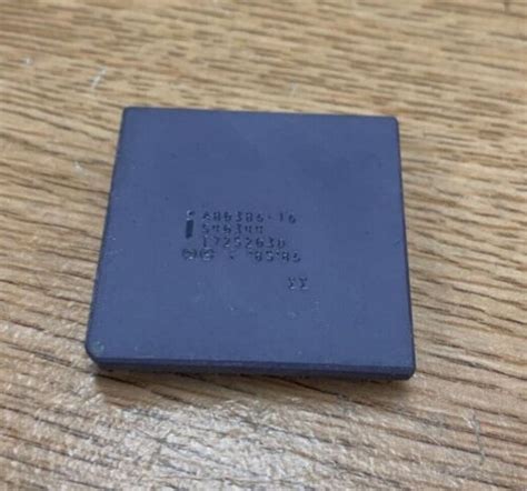 S40344 Intel 80386 16 Mhz Cpu Microprocessor Ebay