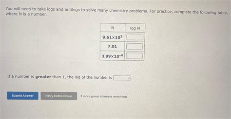 Solved You Will Need To Take Logs And Antilogs To Solve Many Chegg Com