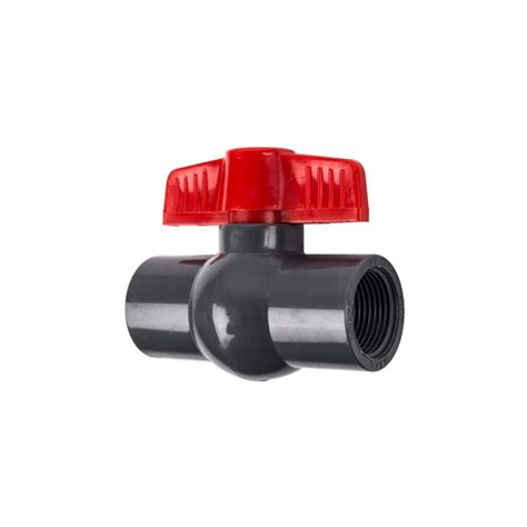 Pvc Ball Valve Threaded Durable Leak Proof Flow Control