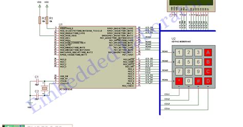 Matrix Keypad And Lcd Interfacing With Cortex M3 Lpc1343 Embedded