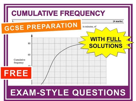 Gcse 9 1 Exam Question Practice Cumulative Frequency Teaching Resources