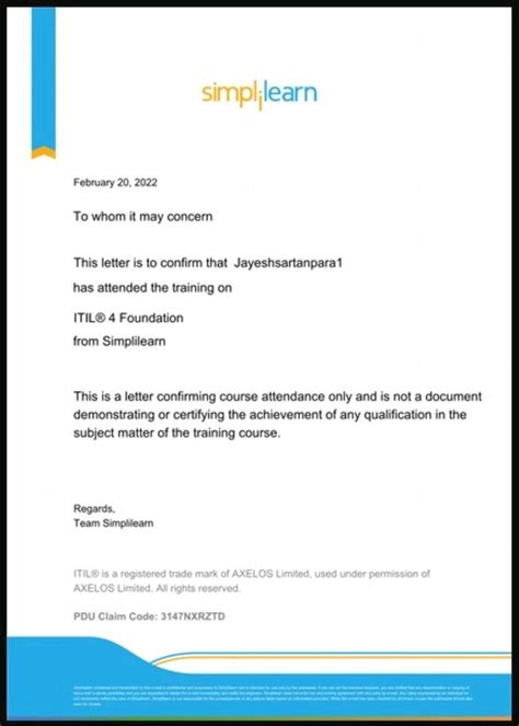 Jay Prajapati On Linkedin Finally Cleared Itil 4 With 975 Percentage