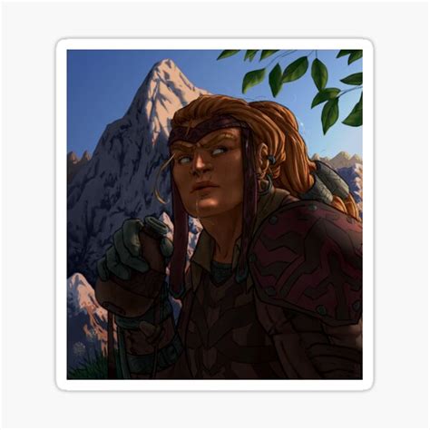 Dwarf Scout Sticker By Silveraxe Redbubble