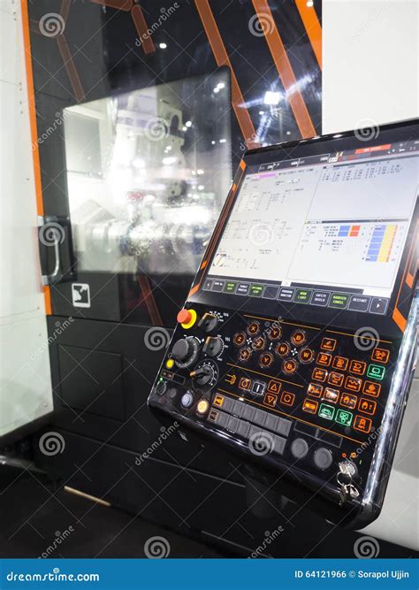 CNC Machine Control Panel Editorial Photo Image Of Equipment