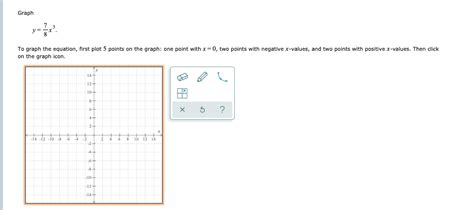 Solved Graph Y To Graph The Equation First Plot Points Chegg Com