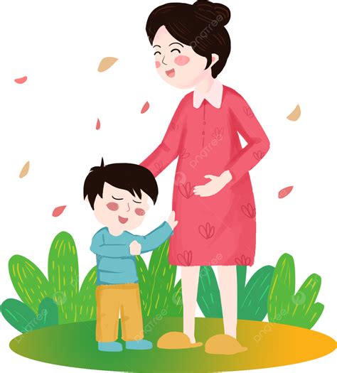 아이와 엄마 일러스트 어머니 어머니의 날 아이 Png 일러스트 및 Psd 이미지 무료 다운로드 Pngtree