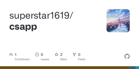 github superstar1619 csapp