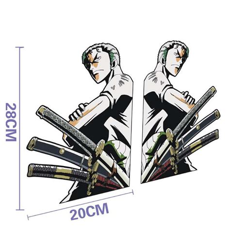 One Piece Roronoa Zoro Vinyl Decal Stickers Anime Cartoon Etsy