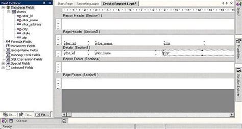 Crystal Reports In Asp Net
