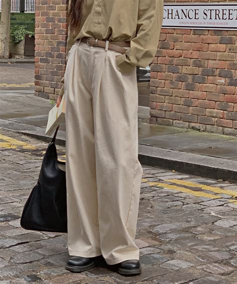 핫핑 하체군살커버 Made 리케아 코튼 핀턱 와이드팬츠 44~88 간절기코디 빅사이즈와이드팬츠 체형커버 롱팬츠 일자바지 세미와이드 군살보정 루즈핏팬츠 핀턱주름 롱와이드