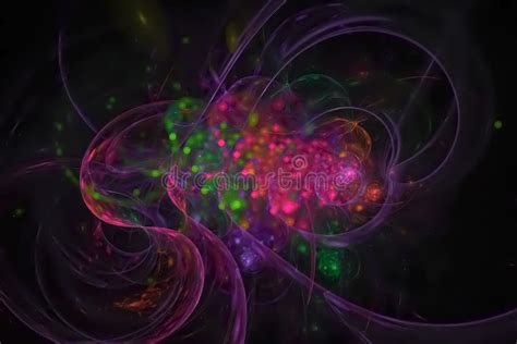 Abstract Fractal Surreal Imagination Curve Texture Futuristic Chaos Fantastic Science Flame