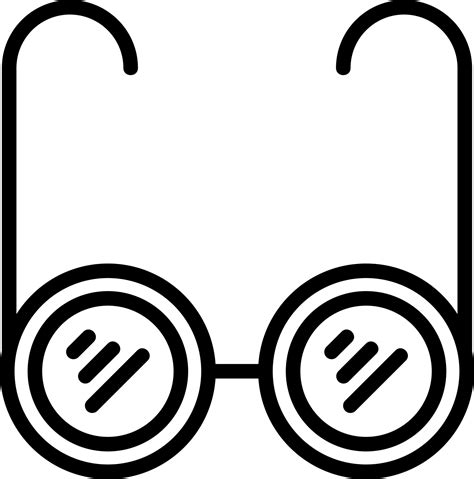 Eye Glasses Vector Icon Design 16952572 Vector Art At Vecteezy