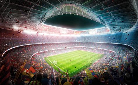 FCBarcelona Stadium Nou Camp Nou Render Images Phrame