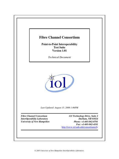 fc point to point interop test suite v1 01 pdf statistics type