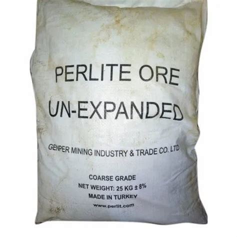Genper Unexpanded Perlite Ore Packaging Type Hdpe Bag Grade Coarse Grade Rs 325pack Id