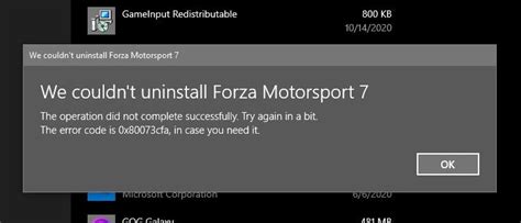 Fix For Error 0x80073cfa When Uninstalling An App In Windows 10 Winhelponline