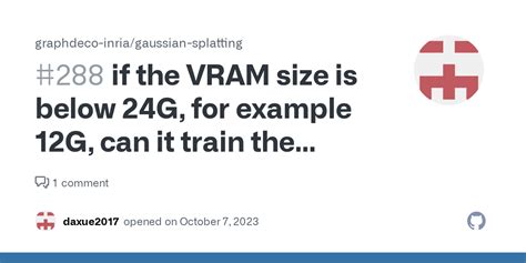 If The Vram Size Is Below G For Example G Can It Train The Model