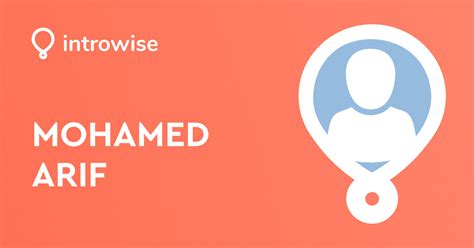 Mohamed Arif Introwise