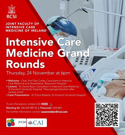 Rcsi Anaesthesia And Critical Care On Twitter Our Colleagues From Svuh Dublin Will Present