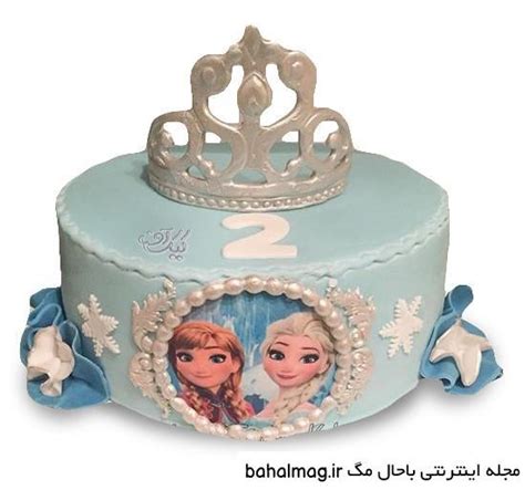 عکس کیک تولد دخترانه آنا السا ️ بهترین تصاویر