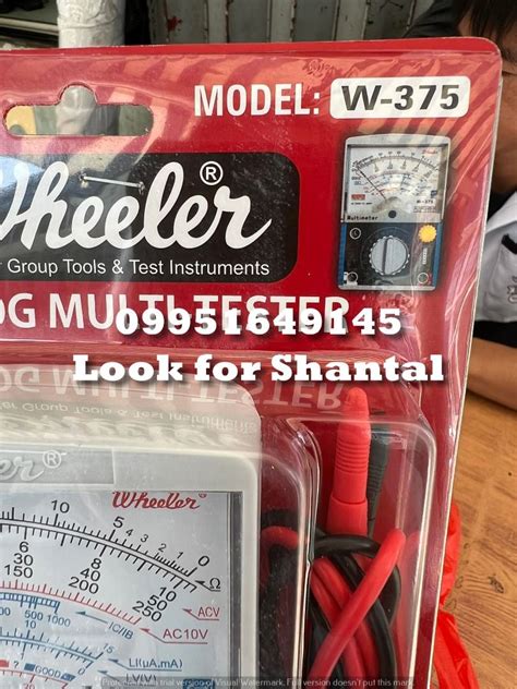 Analog Multi Tester Commercial And Industrial Construction Tools