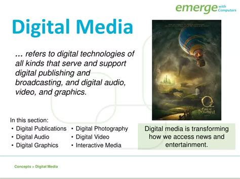 PPT Digital Media PowerPoint Presentation Free Download ID 6560460