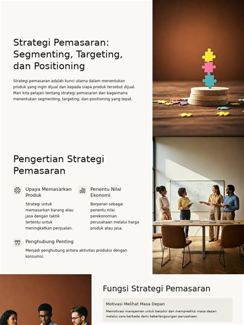 Strategi Pemasaran Segmenting Targeting Dan Positioning Pdf