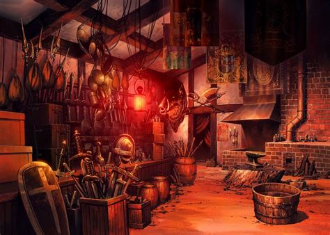 Fantasy Blacksmith Shop
