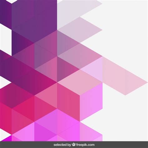 Free Vector Gradient Pink Geometric Background
