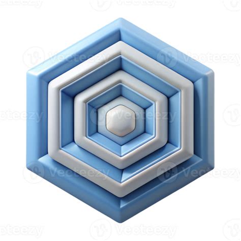 Gorgeous Creative Concentric Hexagons Crisp Edges Minimal Symmetrical With Scalable Design