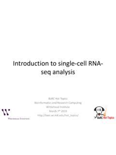 Introduction To Single Cell RNA Seq Analysis Introduction To Single Cell Rna Seq Analysis Pdf