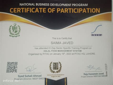 Saima Bashir On Linkedin Halal Food Management System Sector Training