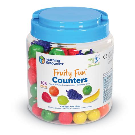 Fruity Fun Counters Set Of 108 By Learning Resources Ler0177 Primary Ict