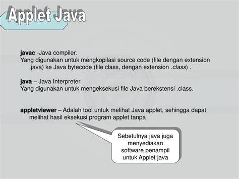ppt applet java powerpoint presentation free download id 2373623