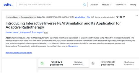 Introducing Interactive Inverse Fem Simulation And Its Application For Adaptive Radiotherapy