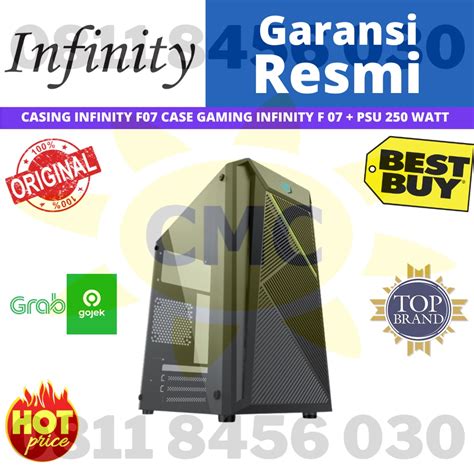 Jual Casing Infinity F Case Gaming Infinity F Psu Watt Shopee Indonesia