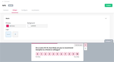 Creating And Styling The Nps Survey Userpilot Knowledge Base