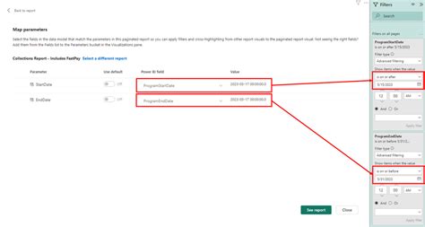 Solved Paginated Report Map Parameters On Power Bi Report