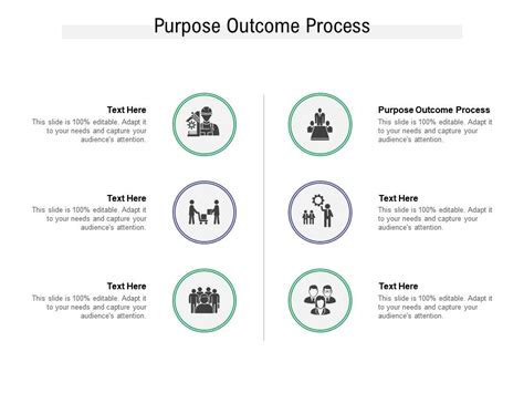 Purpose Outcome Process Ppt Powerpoint Presentation Summary Smartart