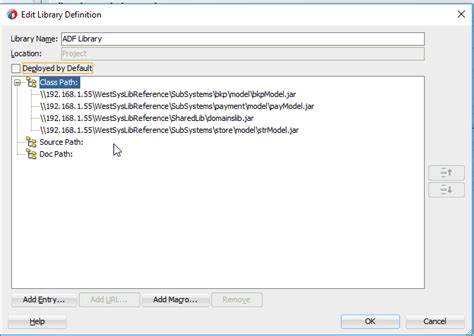 How To Delopy Model Layer Adf Jar Libraries In Wls Separately Jdev 12212 Oracle Forums