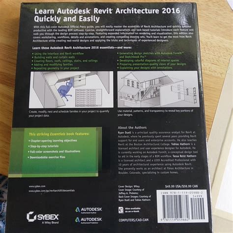 Autodesk Revit Architecture 2016 Essentials By Ryan Duell Paperback Pango Books