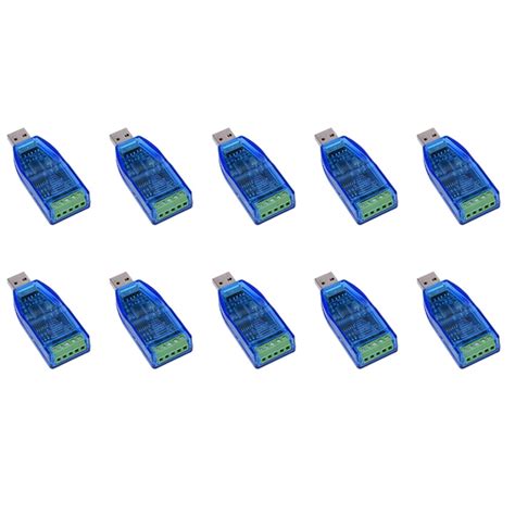 10x Usb To Rs485 Communication Module Bidirectional Half Duplex Serial Line Converter Th
