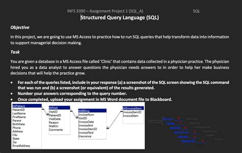 Solved Structured Query Language Sqlobjectivein This