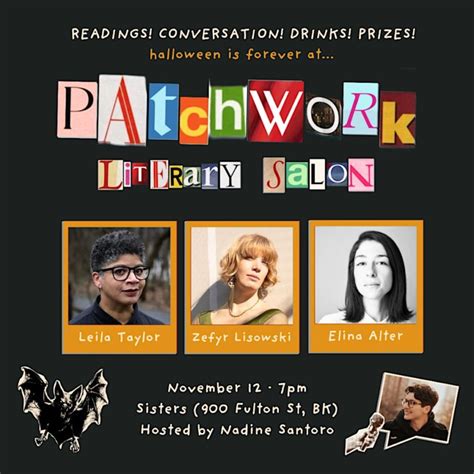 Patchwork Literary Salon Alter Lisowski Taylor Go Magazine