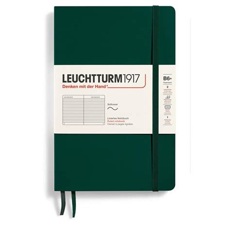 Leuchtturm Notebook Ruled Forest Green