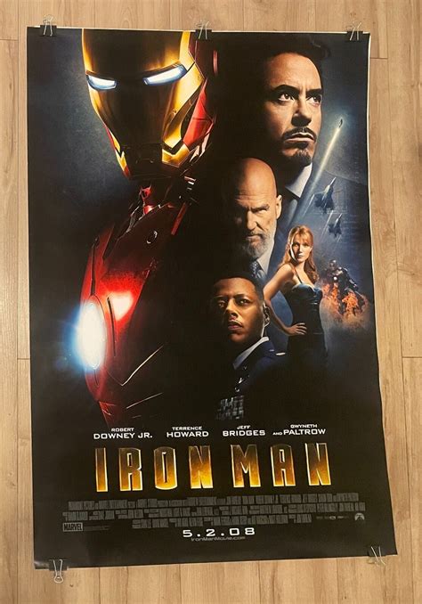 Iron Man 1 Filmplakat Iron Man Movie Masterpiece Action Figure 1 6