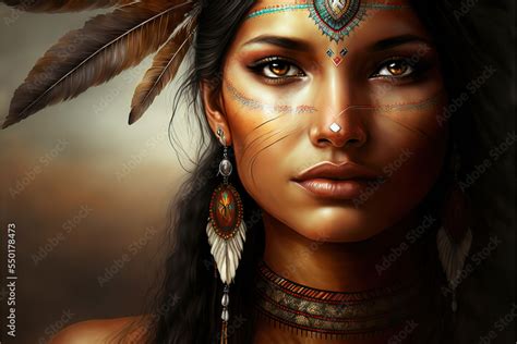 American Indian Paintings Of Women