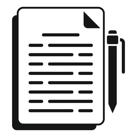 Agent Contract Icon Simple Vector Secret Service 14987732 Vector Art